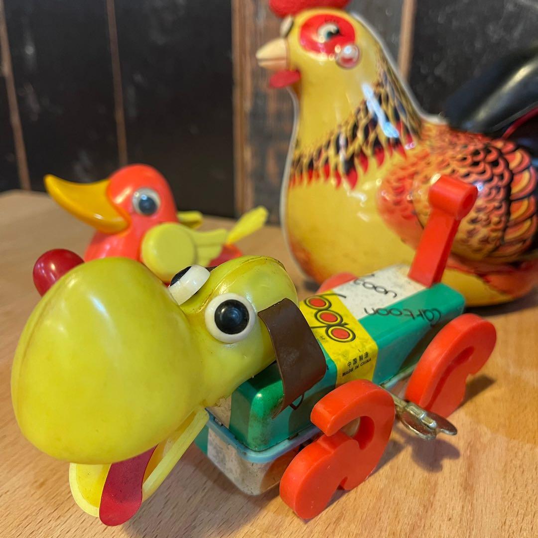 Collection of reproduction tin toy animal series., Hobbies & Toys ...
