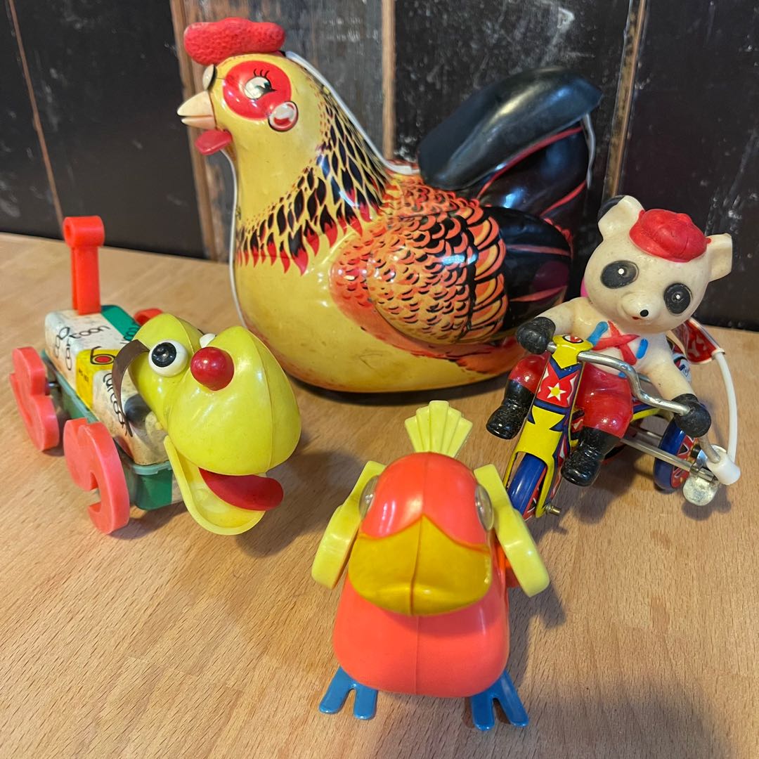Collection of reproduction tin toy animal series., Hobbies & Toys ...