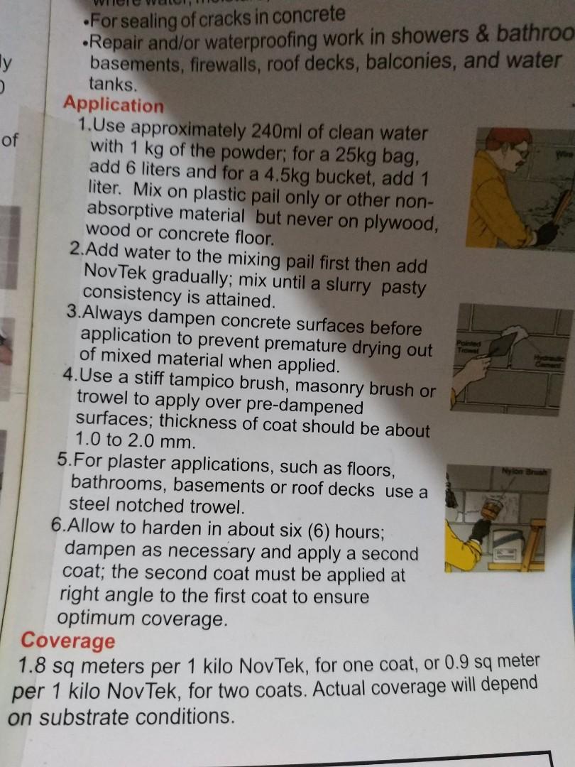 Concrete Waterproofing Novtek Gray, Commercial & Industrial ...