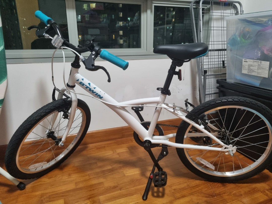 Kids Hybrid Bike 100 ORIG 6-8 White (Decathlon), Sports Equipment ...