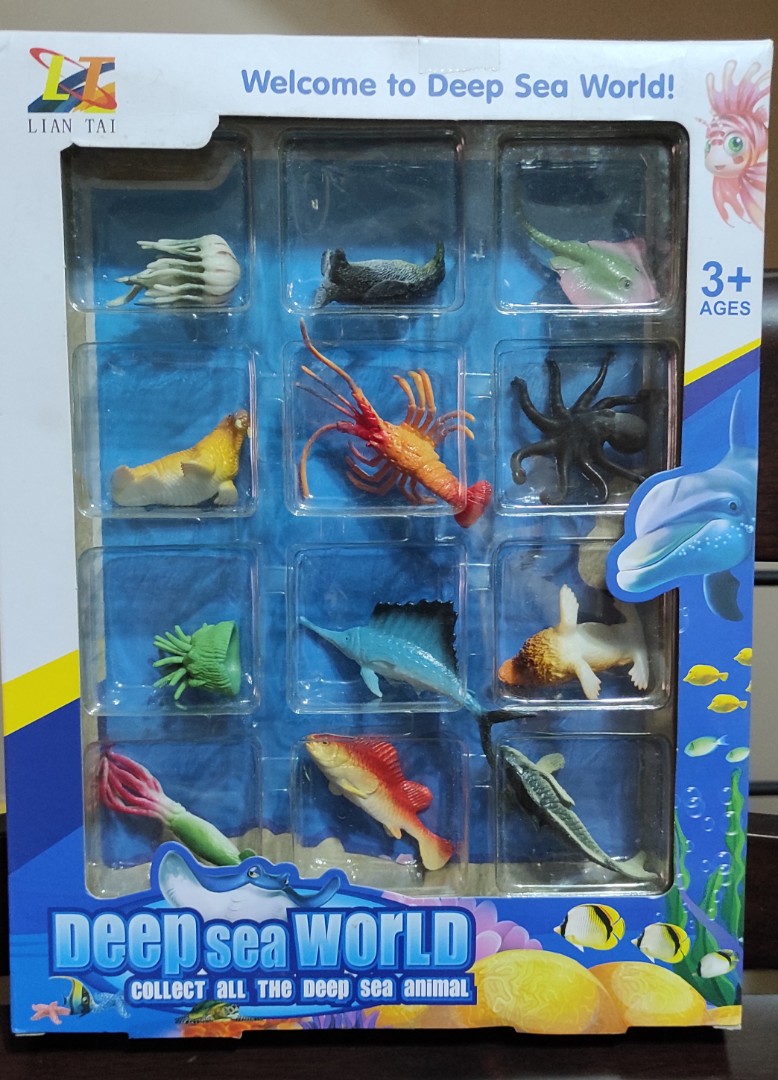 Deep Sea World Sea Animal Toys, Hobbies & Toys, Toys & Games on Carousell