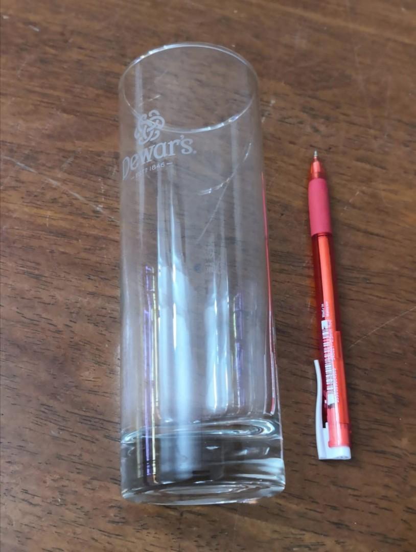 Dewar's whisky glass cup tall, Furniture & Home Living, Home Decor ...