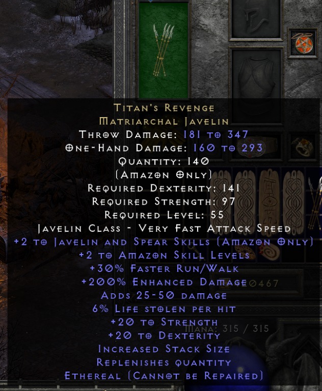 Diablo 2 resurrected Perfect Upgraded 200% ed Eth Titan’s revenge ...