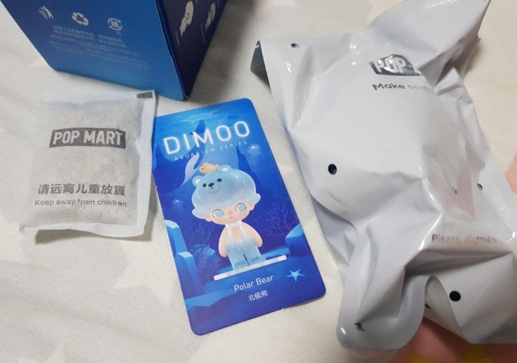 DIMOO Popmart Aquarium Series - POLAR BEAR (temperature colour change ...