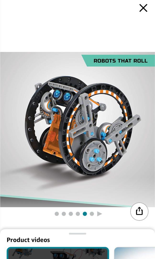 Discovery Kids #MINDBLOWN Solar Robot 12-in-1 Kit, 190-Piece STEM ...