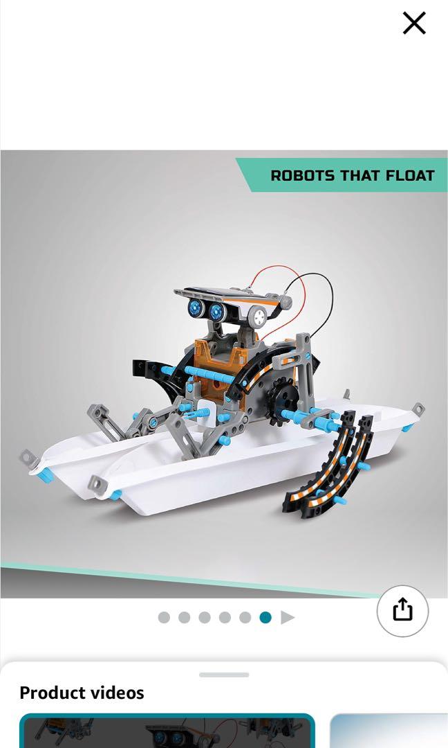Discovery Kids #MINDBLOWN Solar Robot 12-in-1 Kit, 190-Piece STEM ...