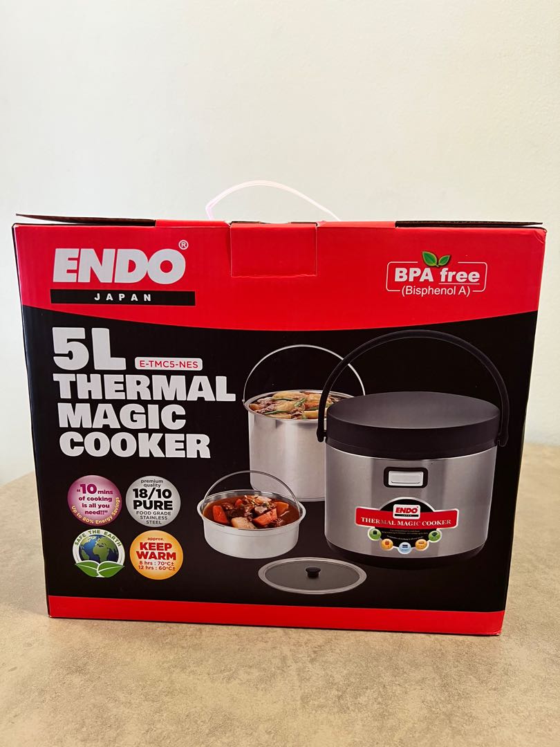 Endo 5L Thermal Magic Cooker, TV & Home Appliances, Kitchen Appliances ...