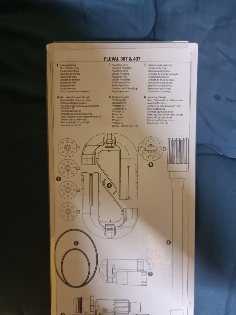 Fluval Hose + Fluval Inlet and Outlet, Furniture & Home Living, Home ...