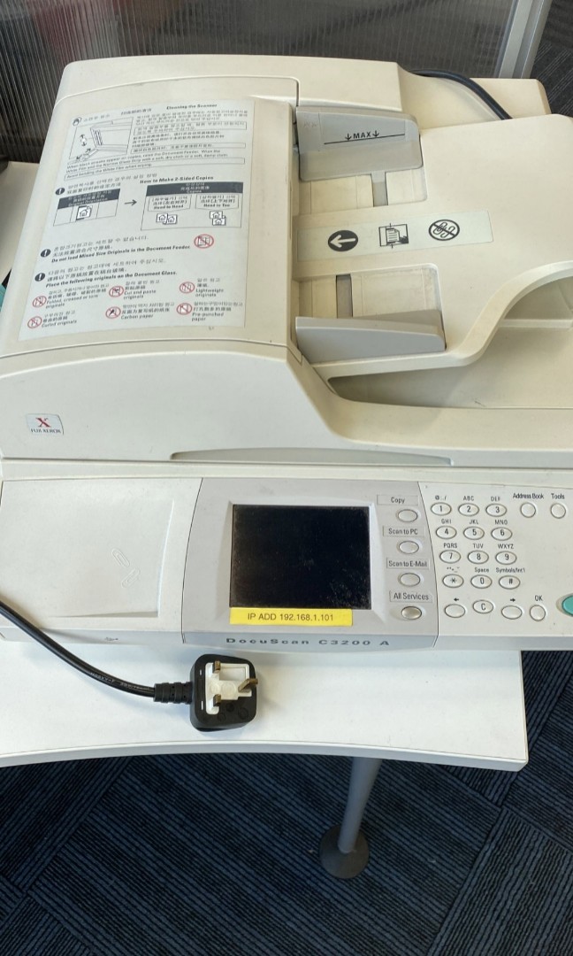 Fuji Xerox Docuscan C3200A Fax Machine, Computers & Tech, Printers ...
