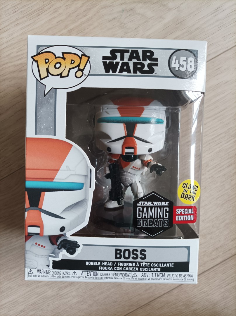 Funko Pop - Star Wars Republic Commando Boss GITD, Hobbies & Toys, Toys ...