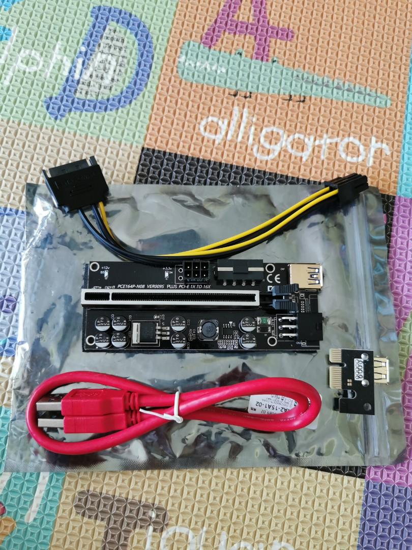 Gpu riser pcie version 009S plus v009s plus riser, Computers & Tech ...