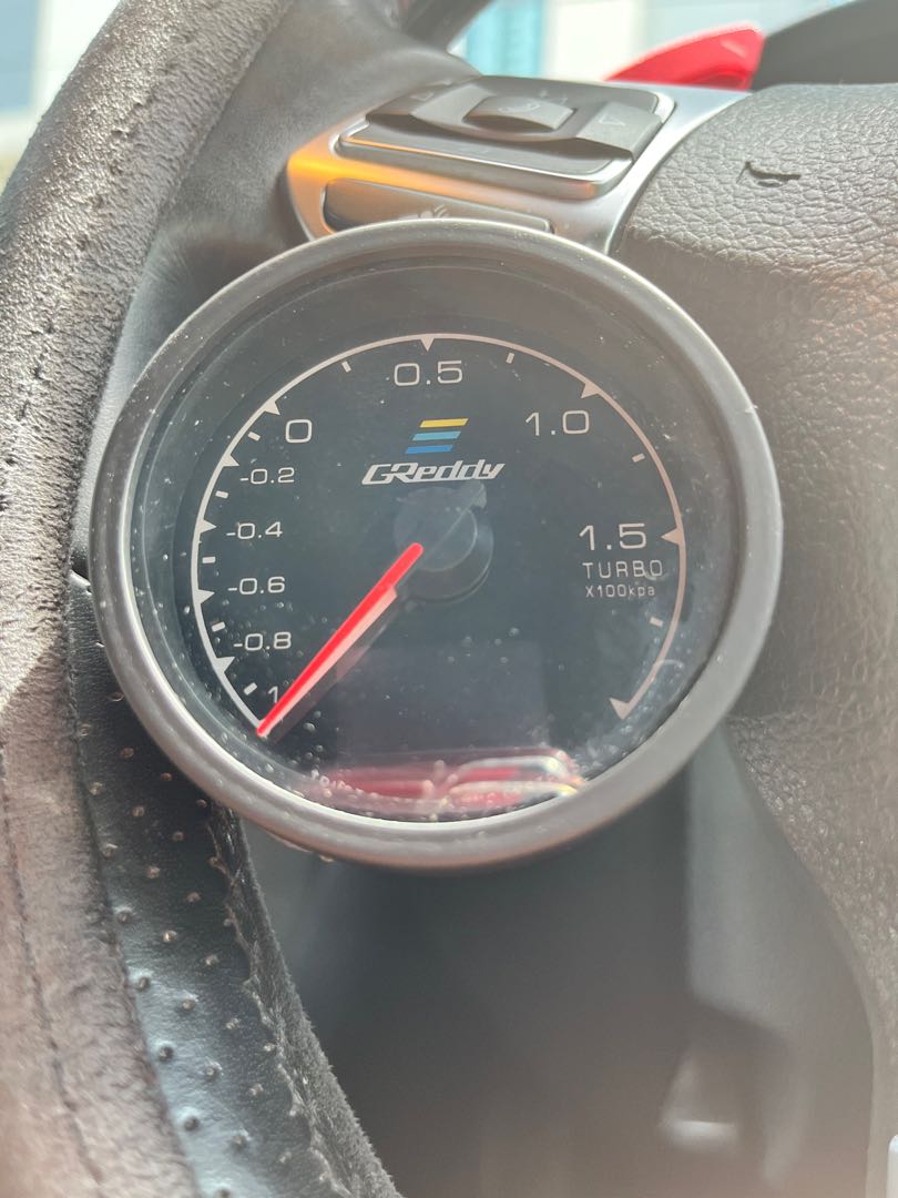Greddy Boost/Turbo Gauge, Car Accessories, Accessories on Carousell