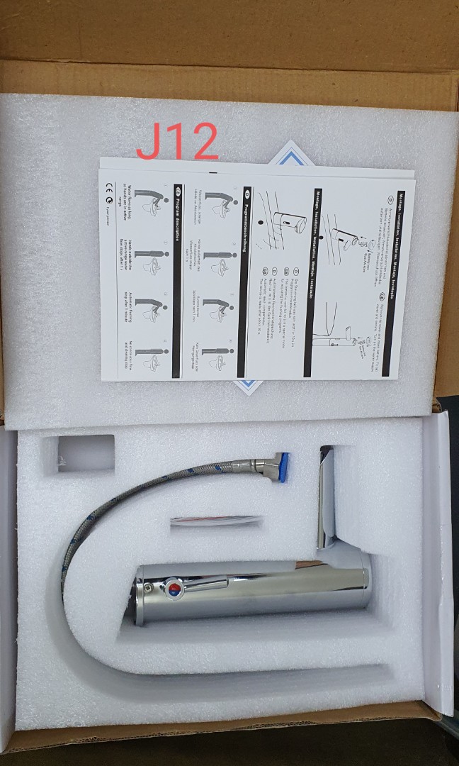 Hot/Cold Water Automatic Sensor Sink Faucet, Furniture & Home Living ...