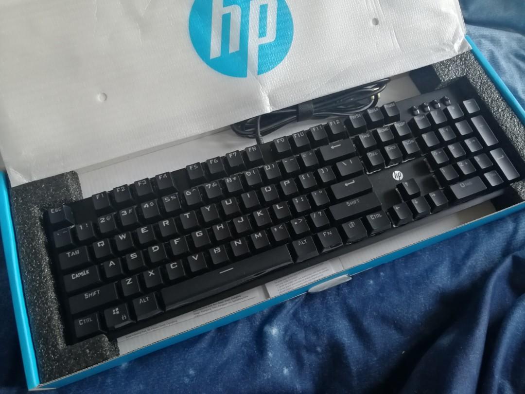 HP Mechanical Gaming Keyboard GK100, Computers & Tech, Parts ...