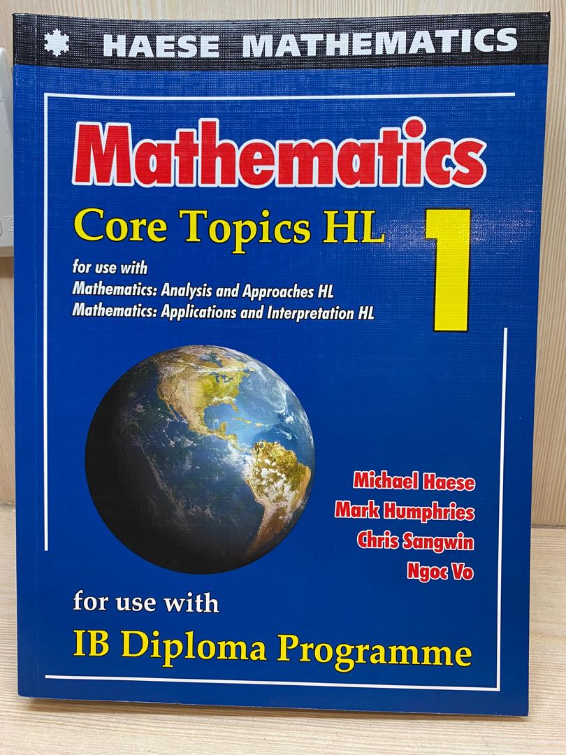 IB Maths Core Topics HL 1, Hobbies & Toys, Books & Magazines, Textbooks ...