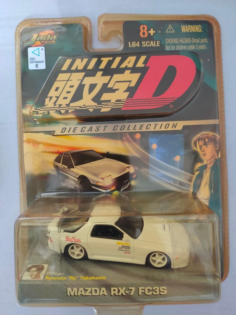Jada Initial D 1/64 Toyota Trueno AE86, Mazda RX-7 FD3S and FC3S ...