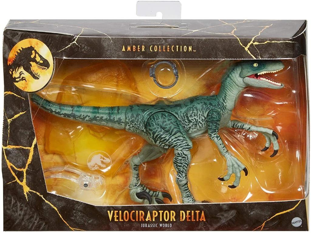 Jurassic World 侏羅記 Amber Collection Velociraptor Delta（合SHF, Figma ...