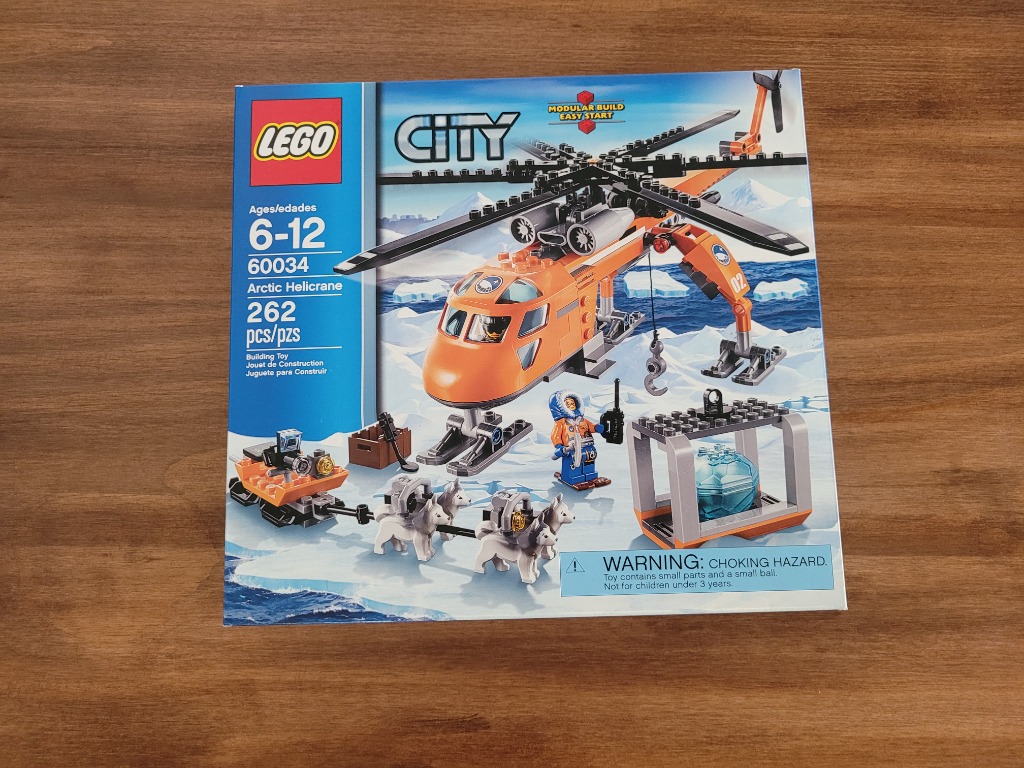 Lego 60034: Arctic Helicrane, Hobbies & Toys, Toys & Games on Carousell