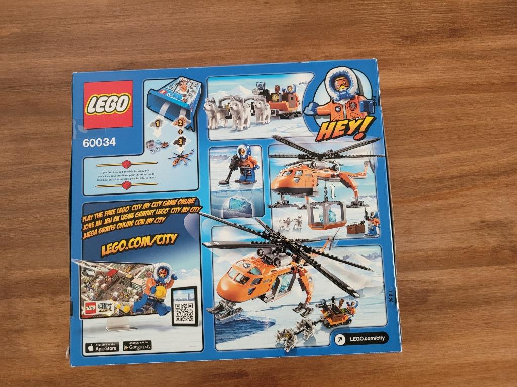 Lego 60034: Arctic Helicrane, Hobbies & Toys, Toys & Games on Carousell