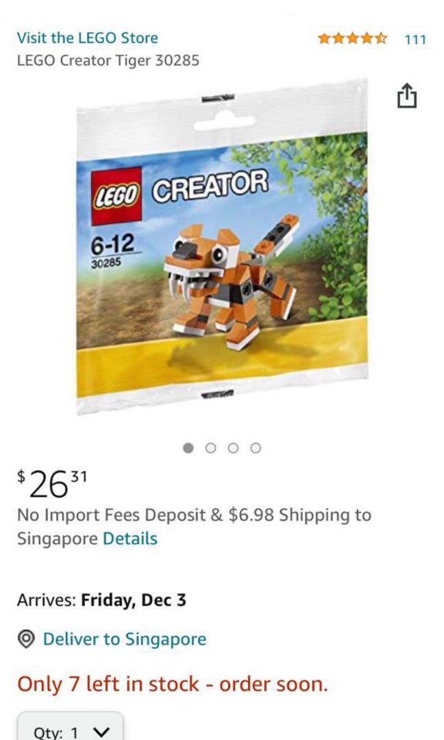 LEGO Creator Tiger 30285, Hobbies & Toys, Toys & Games on Carousell