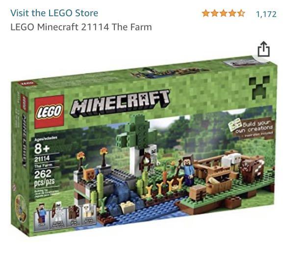 Lego Minecraft 21114 The Farm, Hobbies & Toys, Toys & Games on Carousell