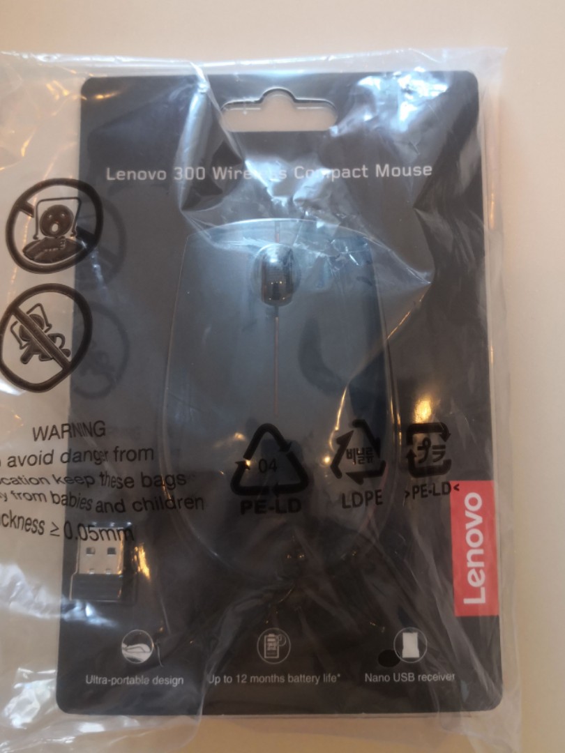 Lenovo wireless L300 mouse, Computers & Tech, Parts & Accessories ...