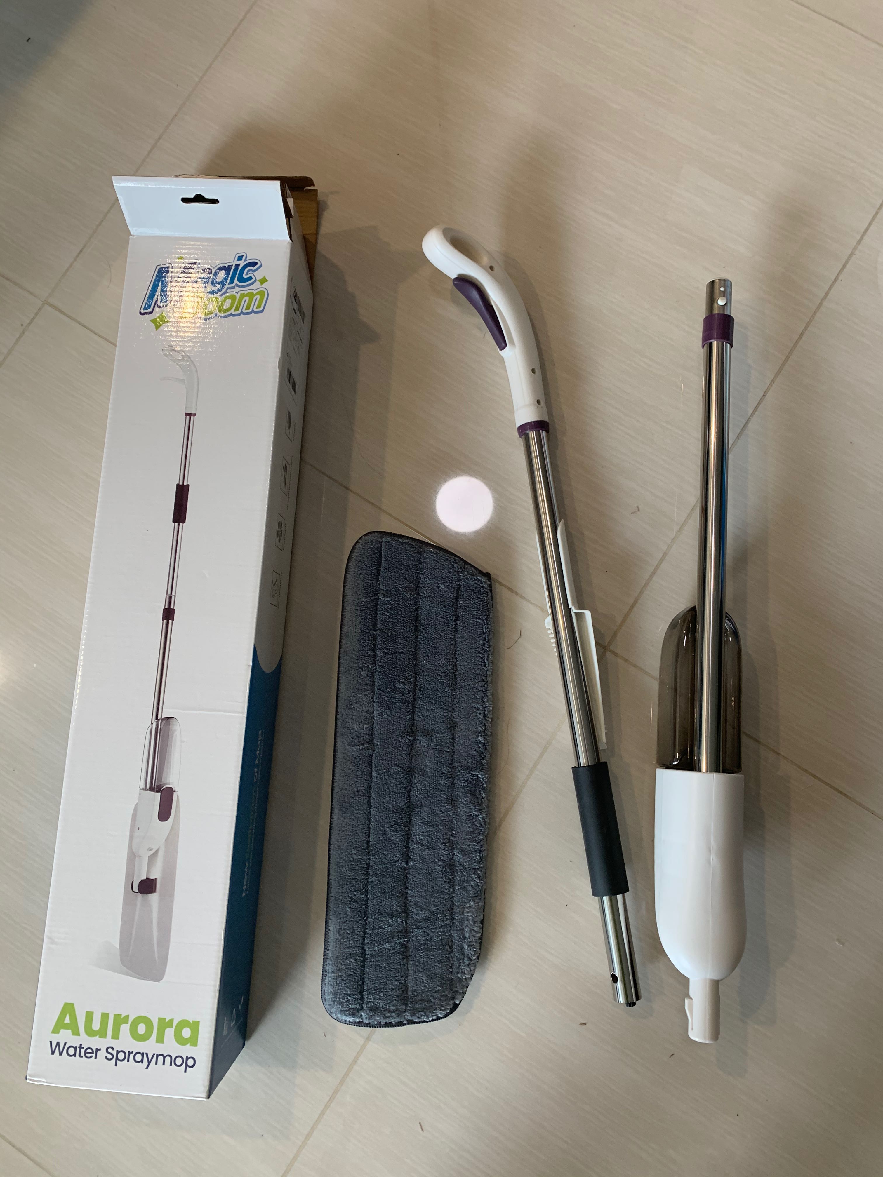 magic boom spray mop, Furniture & Home Living, Cleaning & Homecare ...