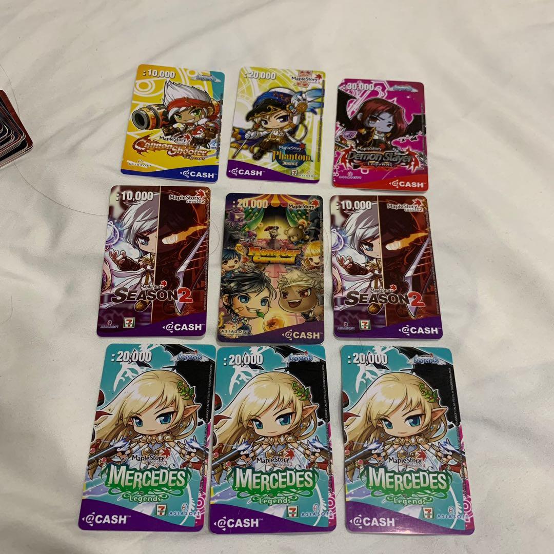 Maplestory Cash Cards Vintage Collection, Hobbies & Toys, Books ...
