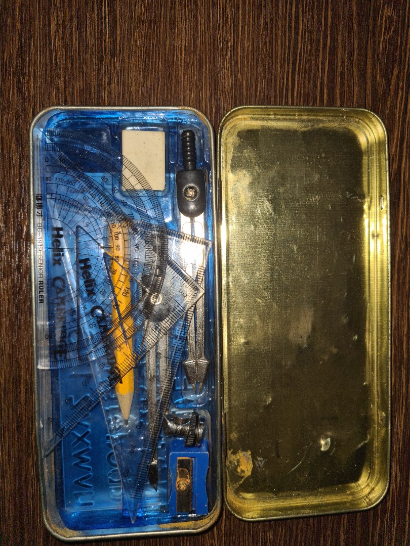 Mathematical Instruments (used compass protractor set), Hobbies & Toys ...