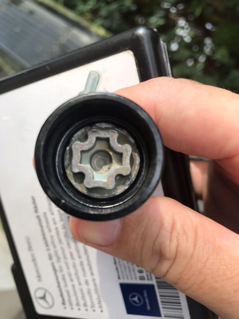 Mercedes Benz wheel lock, Car Accessories, Tyres & Rims on Carousell