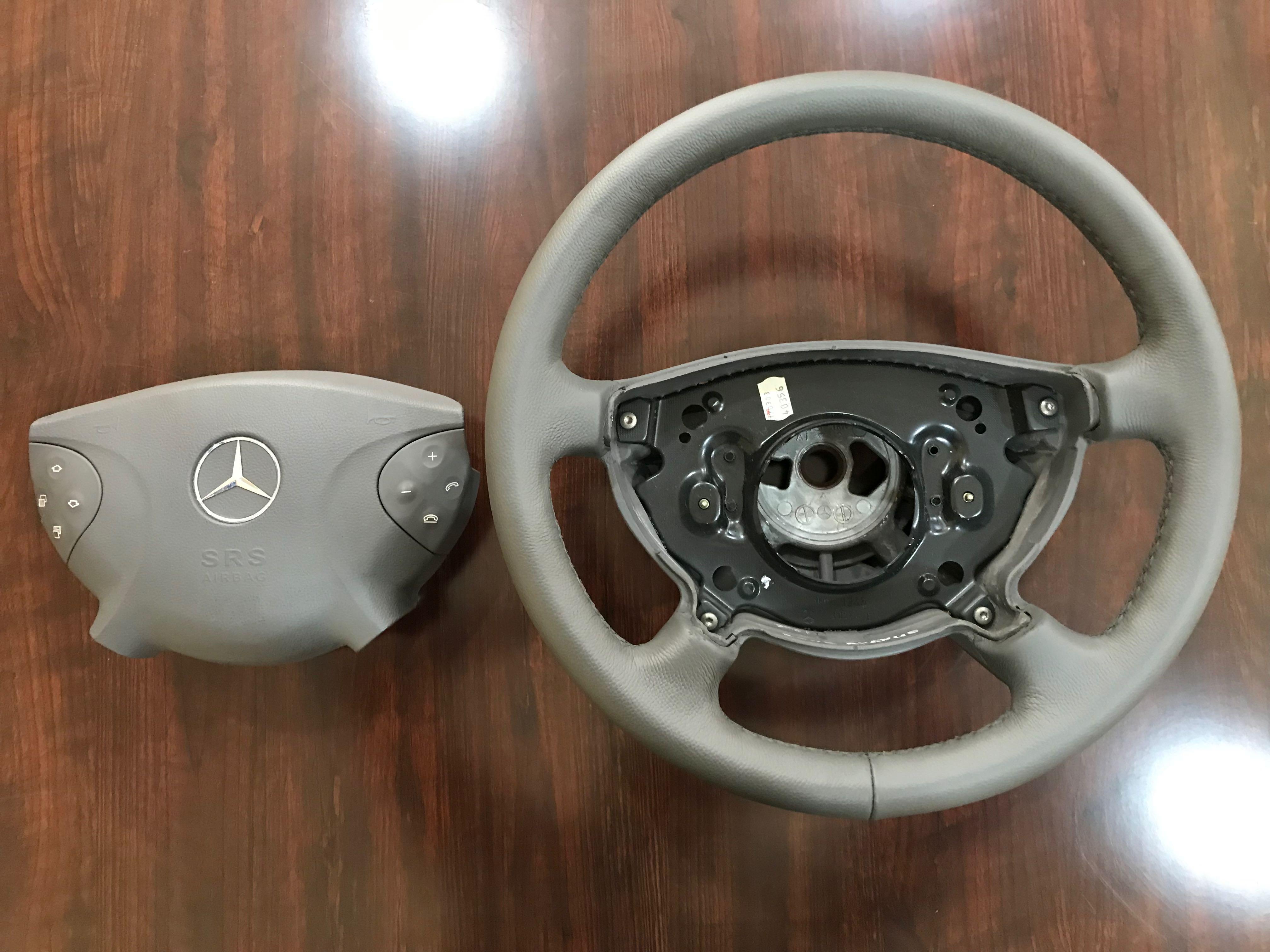 Mercedes W211 Steering wheel - 2003-2006, Auto Accessories on Carousell