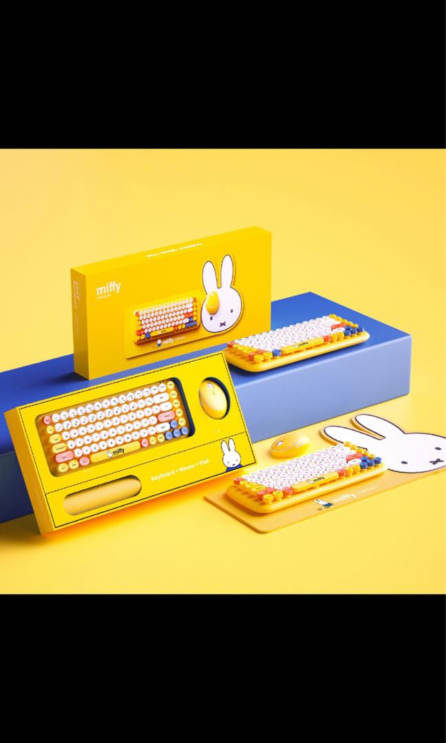 Miffy Wireless Keyboard & Mouse set, Computers & Tech, Parts ...