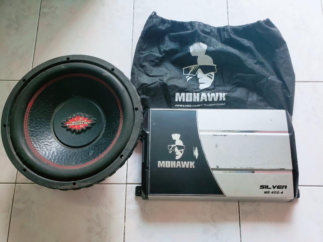 MOHAWK power amp /woofer 12, Auto Accessories on Carousell