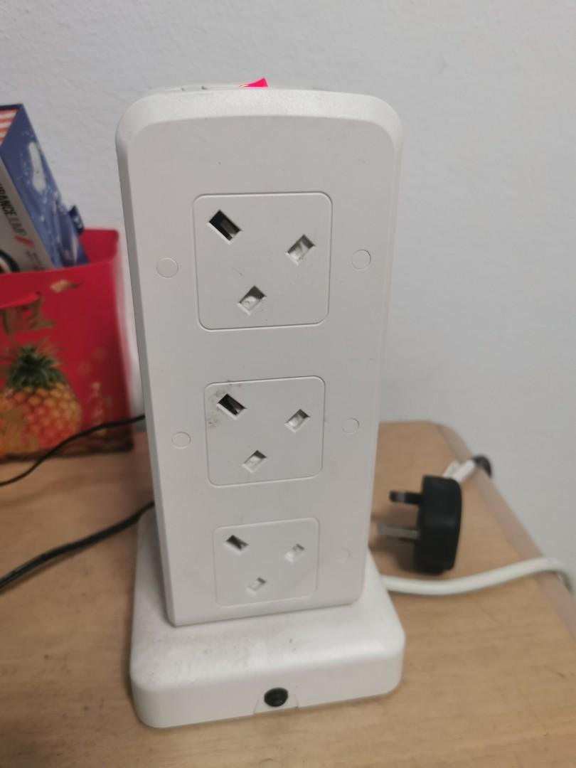 Morries 10 way extension socket with 4 USB ports Model:MS104TUSB, TV ...