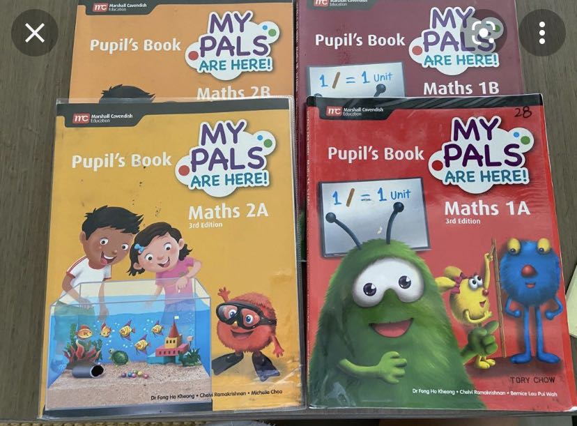 My Pals Maths Textbook P1 and P2, Hobbies & Toys, Books & Magazines ...