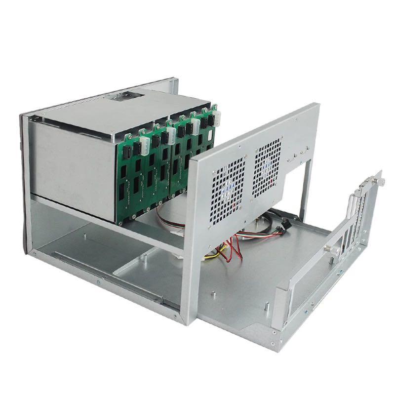 NAS Server Case - 8-bay mATX with Delta 500w Platinum PSU, Computers ...