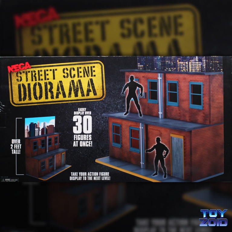 Neca Street Scene Diorama Display for 6 to 9 inch action figures ...