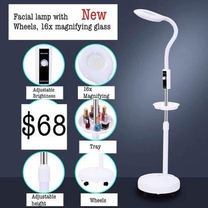 New LED Facial Lamp, Furniture & Home Living, Lighting & Fans, Lighting ...