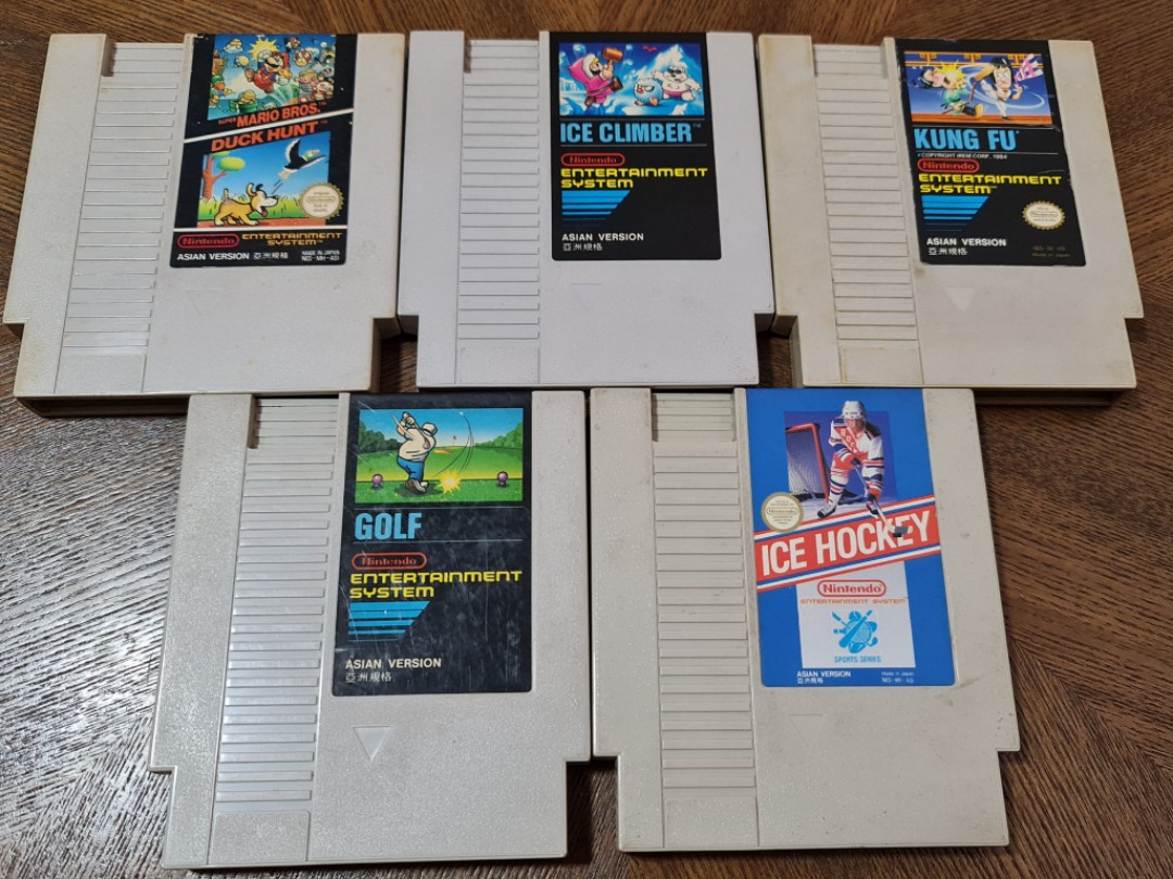 Nintendo Entertainment System NES Asian Version Games, Video Gaming ...