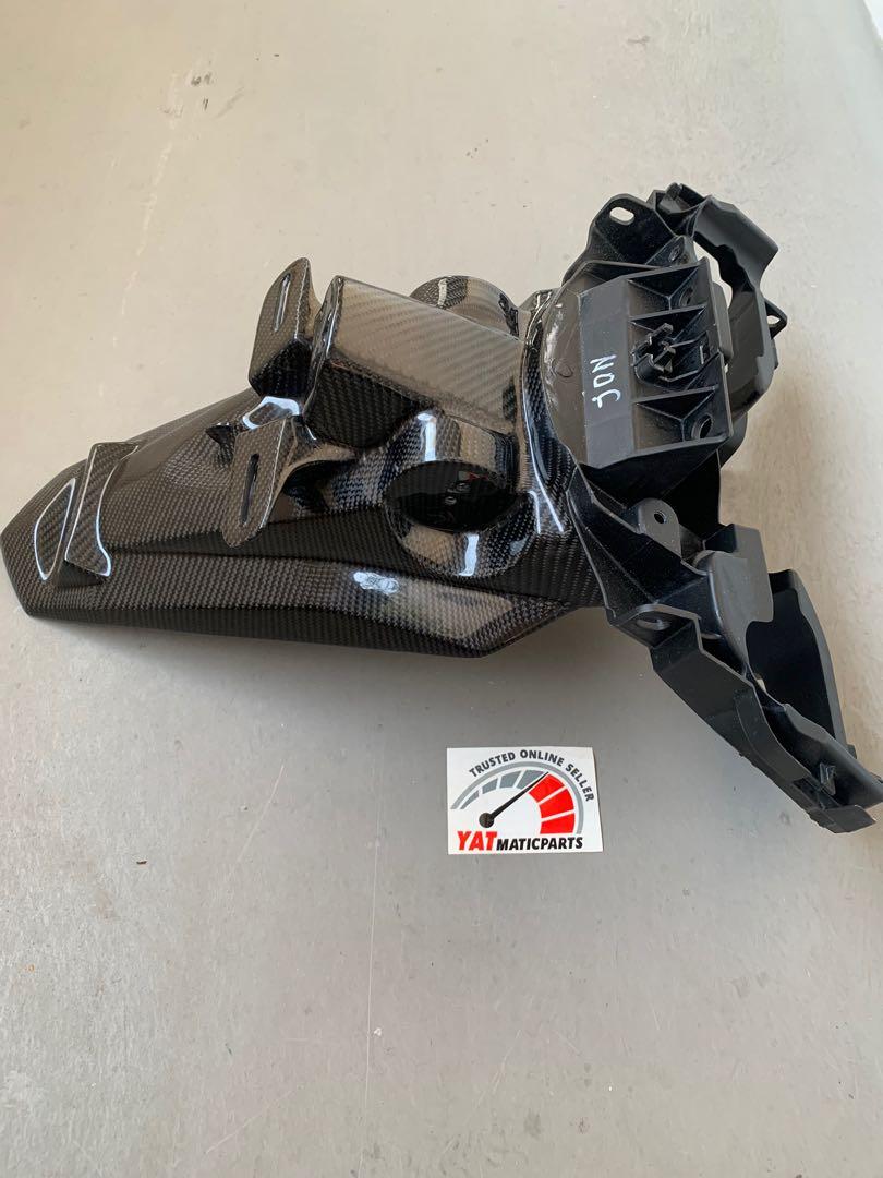 Nmax v2 rear fender Carbon Kevlar, Motorcycles, Motorcycle Accessories ...