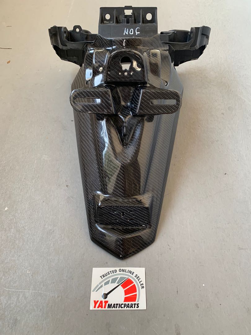 Nmax v2 rear fender Carbon Kevlar, Motorcycles, Motorcycle Accessories ...