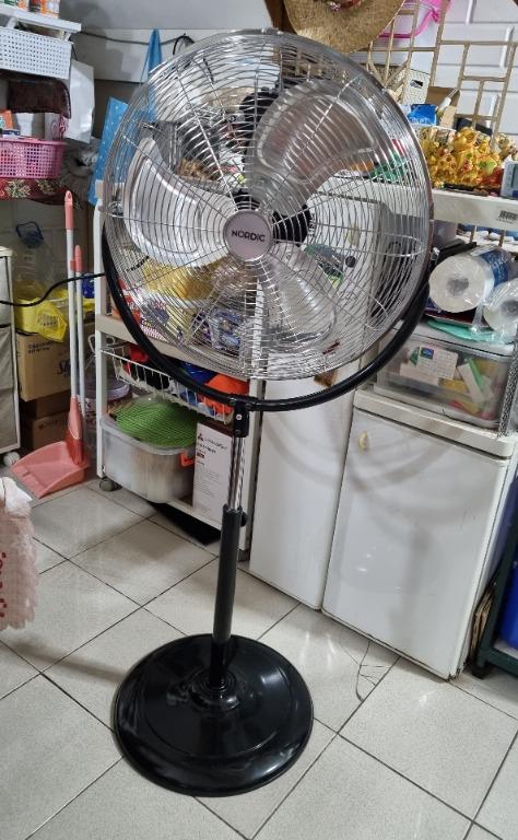 Nordic 50cm High Velocity Pedestal Fan, Furniture & Home Living ...