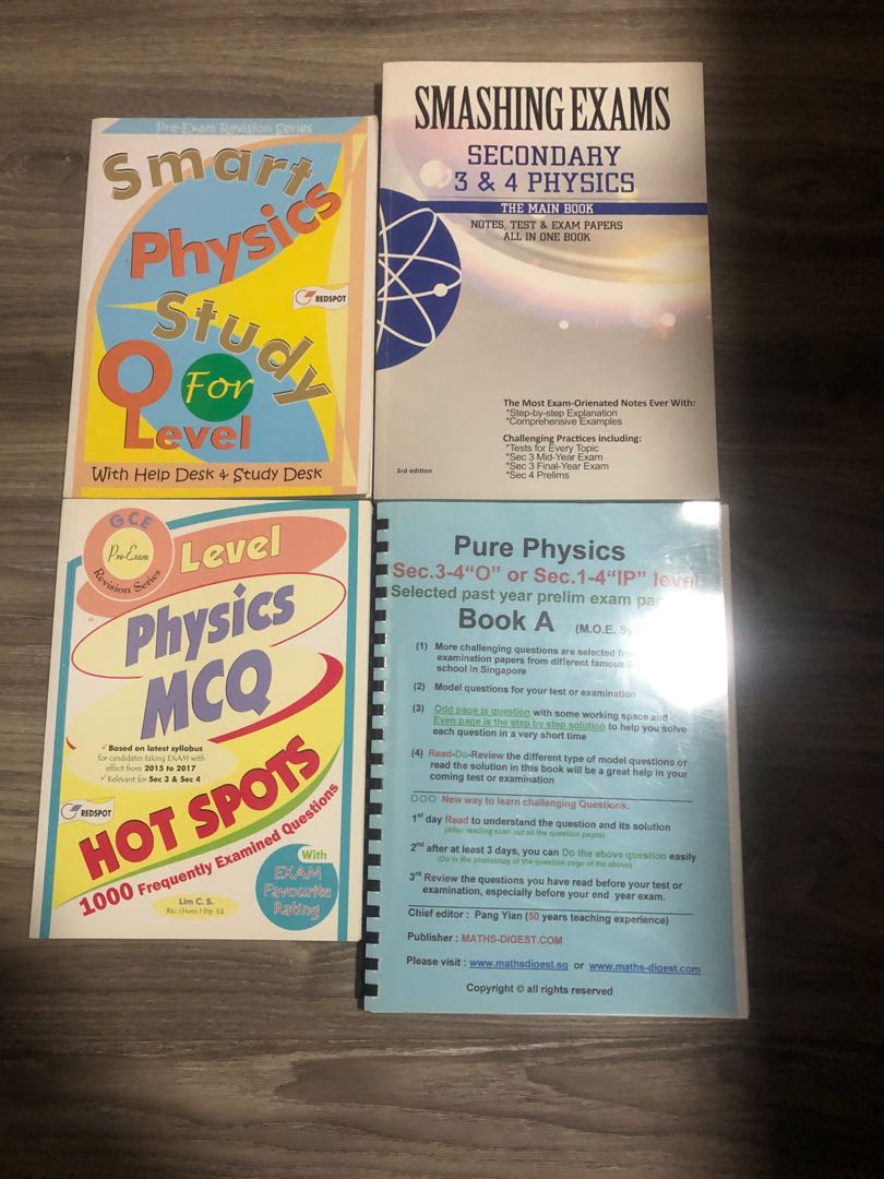 O-Level Pure Physics Assessment Books and Practice Questions, Hobbies ...
