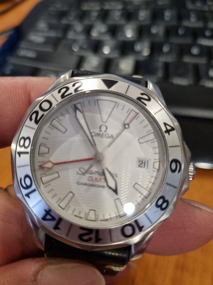 Omega great white gmt, Men's Fashion, Watches & Accessories, Watches on ...