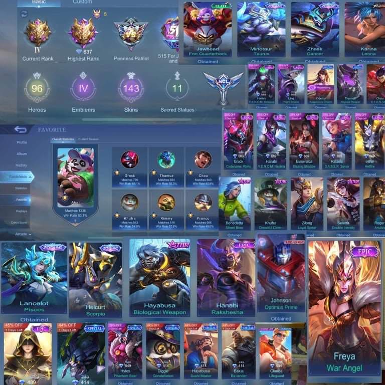 Optimus Prime Johnson Mobile Legends Account, Video Gaming, Gaming ...