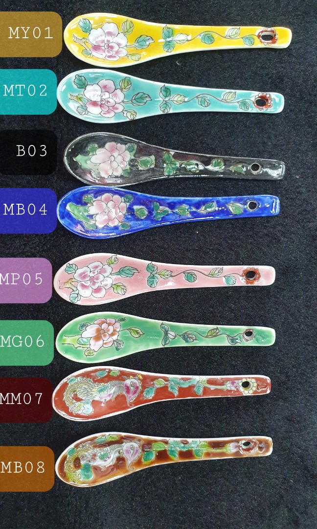 Peranakan mini spoon|Nonya mini spoon, Furniture & Home Living ...