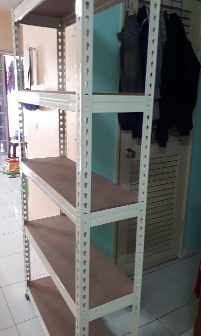 Rak besi boltless metal rack heavy duty, Furniture & Home Living ...