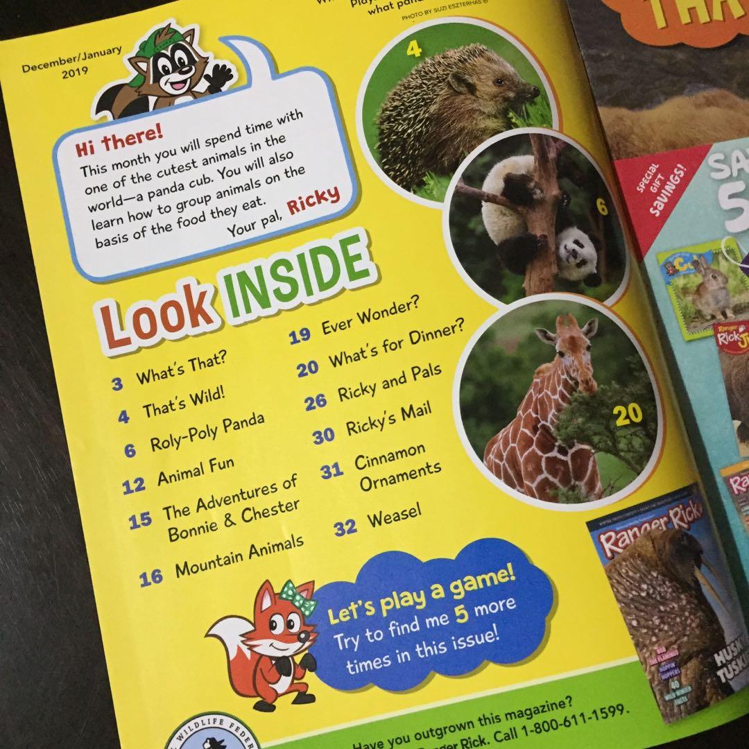 Ranger Rick Jr. Magazines, Hobbies & Toys, Books & Magazines, Children ...