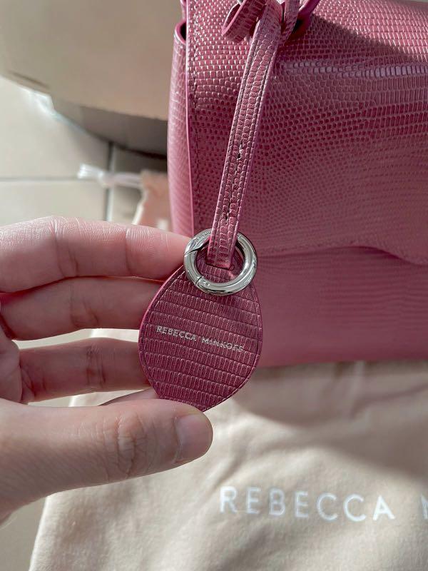 SALE!! REBECCA MINKOFF Genuine Pink Leather Handbag / Slingbag, Luxury ...