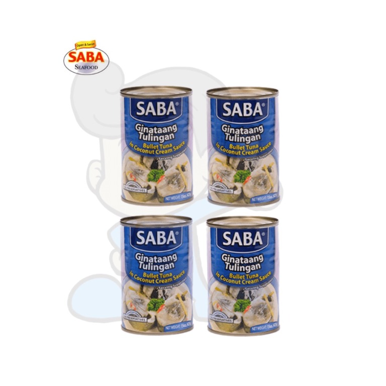 Saba Ginatang Tulingan (4 x 425g), Food & Drinks, Other Food & Drinks ...